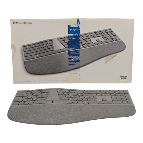 MICROSOFT Surface Ergonomic Keyboard Wireless Bluetooth Alcantara Palm Rest -W49 | eBay UK