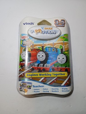 V Tech V.Smile Motion Learning System Thomas Engines Working Together ...
