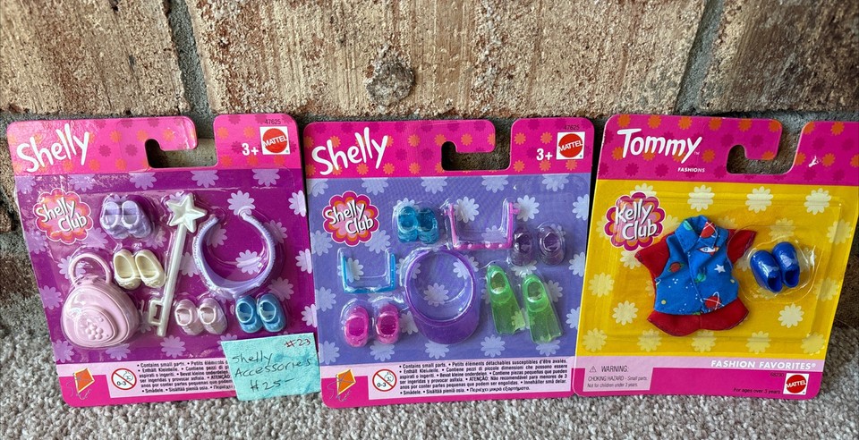 Vintage Barbie -Shelly and Tommy Club Clothes & Accessories-lot Of 3 | eBay