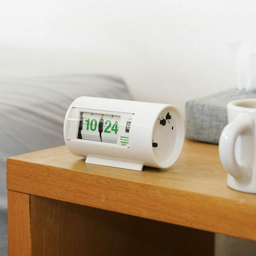 PENCO Desk Flip clock AP-28 JF064 White Analog Nostalgic Japan Limited ...