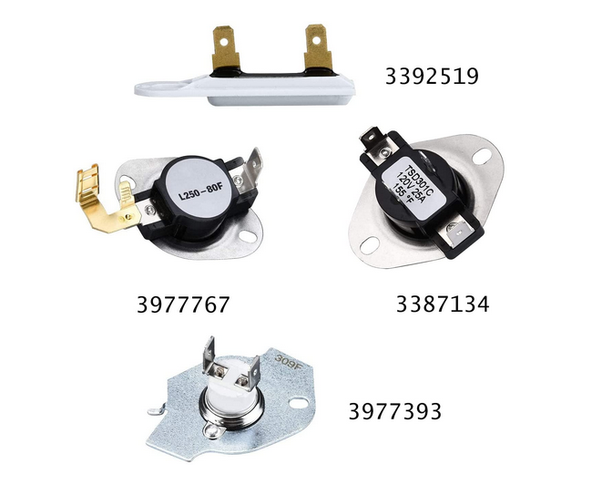 3387134,3977767 High-Limit Thermostat 3977393,3392519 Thermal Fuse ...