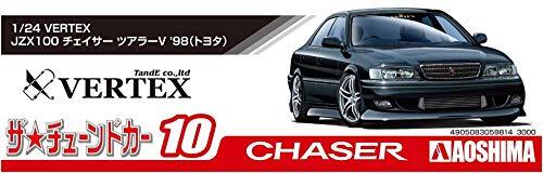 Aoshima The Tuned Car Series No.10 VERTEX JZX100 Chaser Tourer V 1998 1 ...