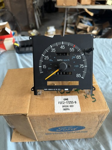 MEGA RARE NOS 1987-91 F150 F250 F350 BRONCO SPEEDOMETER HEAD IN MPH W ...