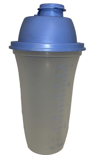 VINTAGE TUPPERWARE COMPLETE 844-2 QUICK SHAKE CONTAINER Blue | eBay