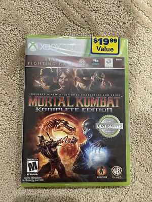 Mortal Kombat Komplete Edition Xbox 360 first edition 883929239054| eBay