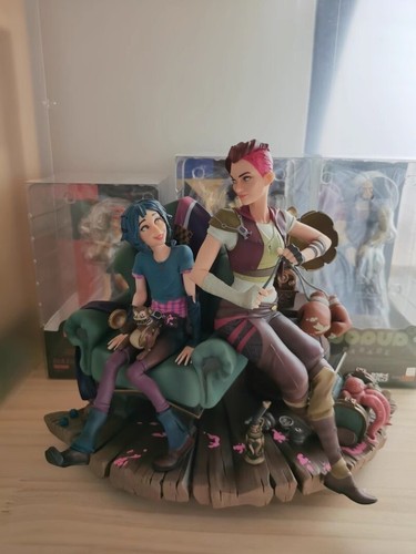 LOL League of Legends Arcane Season Vi and Jinx Large Scale 29cm Figure ...