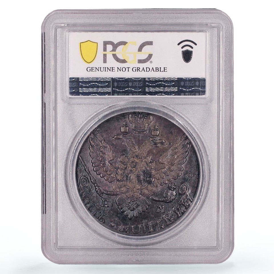 Russia Empire 5 kopecks Ekaterina II Coinage Bit-643 UNC PCGS copper ...