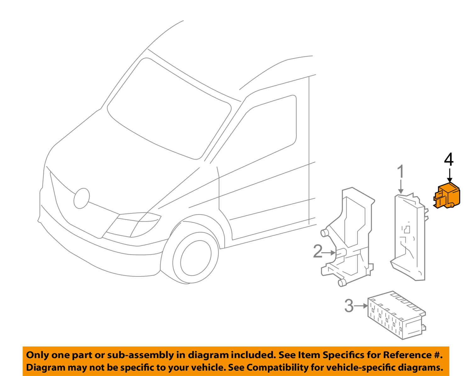 MERCEDES OEM 10-17 Sprinter 3500-Horn Relay 0035420219 | eBay
