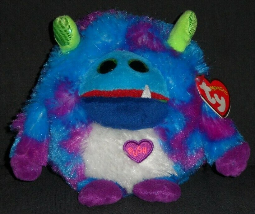 Ty Monstaz Toothy The Blue & Purple Monster Regular Size - 5 Inch No ...
