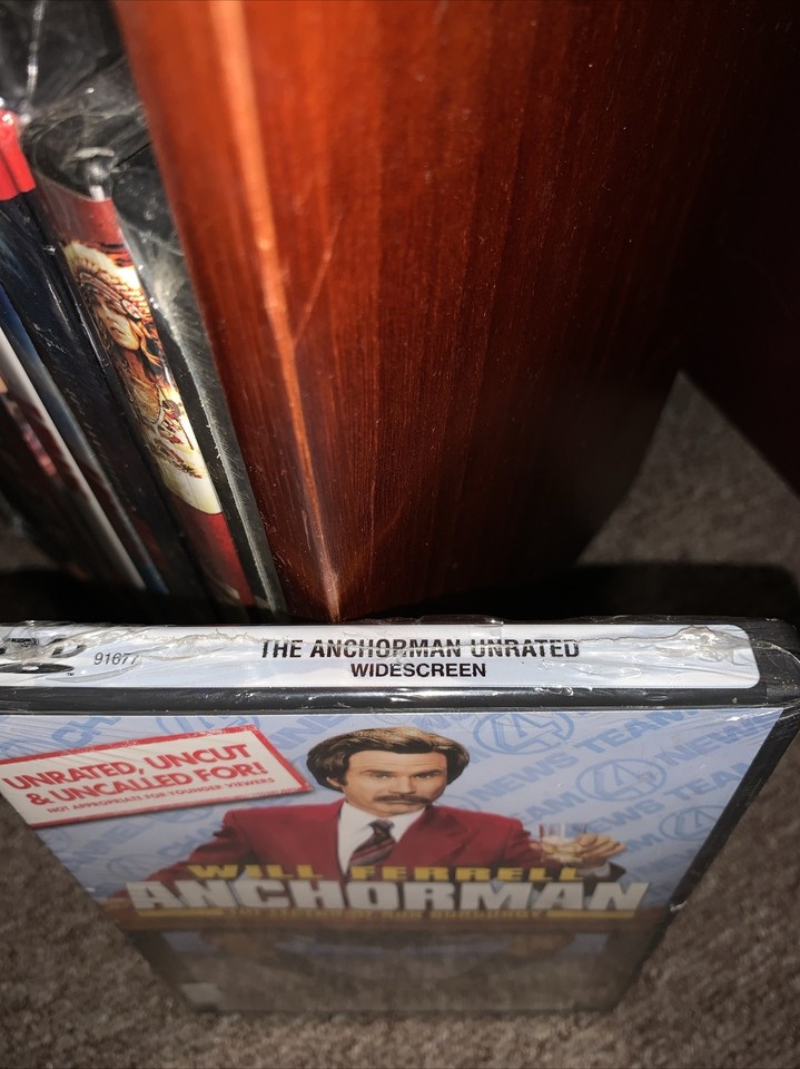 Anchorman: The Legend of Ron Burgundy (DVD, 2004) Brand New Unrated ...