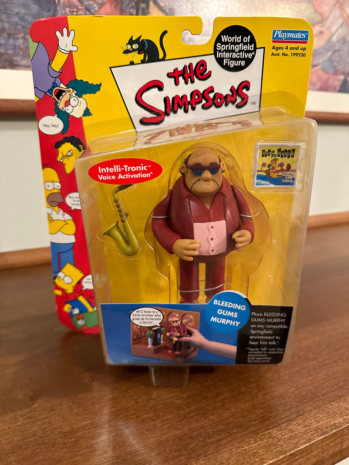 Simpsons BLEEDING GUMS MURPHY WOS World Of Springfield Figure Playmates ...