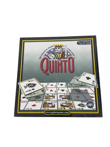 2003 Quinto Board Game The Strategic Card Game Complete NEW FACTORY ...