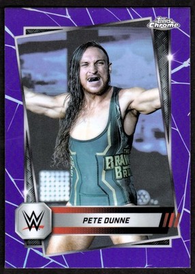 2025 Topps Chrome WWE Purple Refractors #34 Pete Dunne | eBay