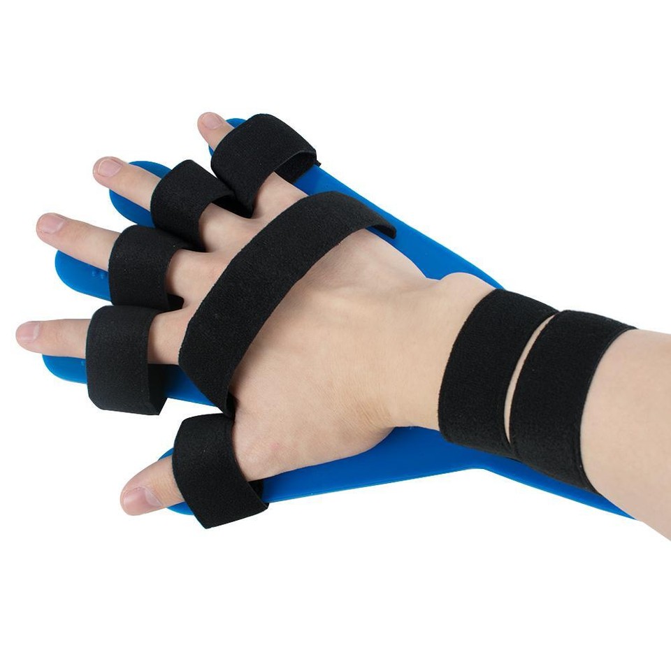 Hand Wrist Splint with Finger Flex Extension Board Soft Silicone for ...