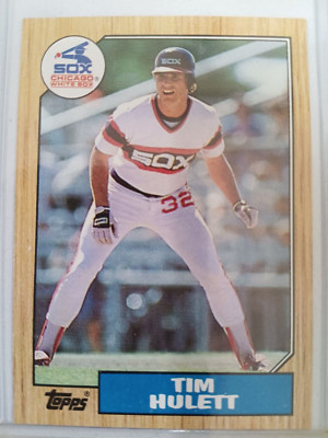 TIM HULETT WHITE SOX 1987 TOPPS BASEBALL CARD #566 | eBay