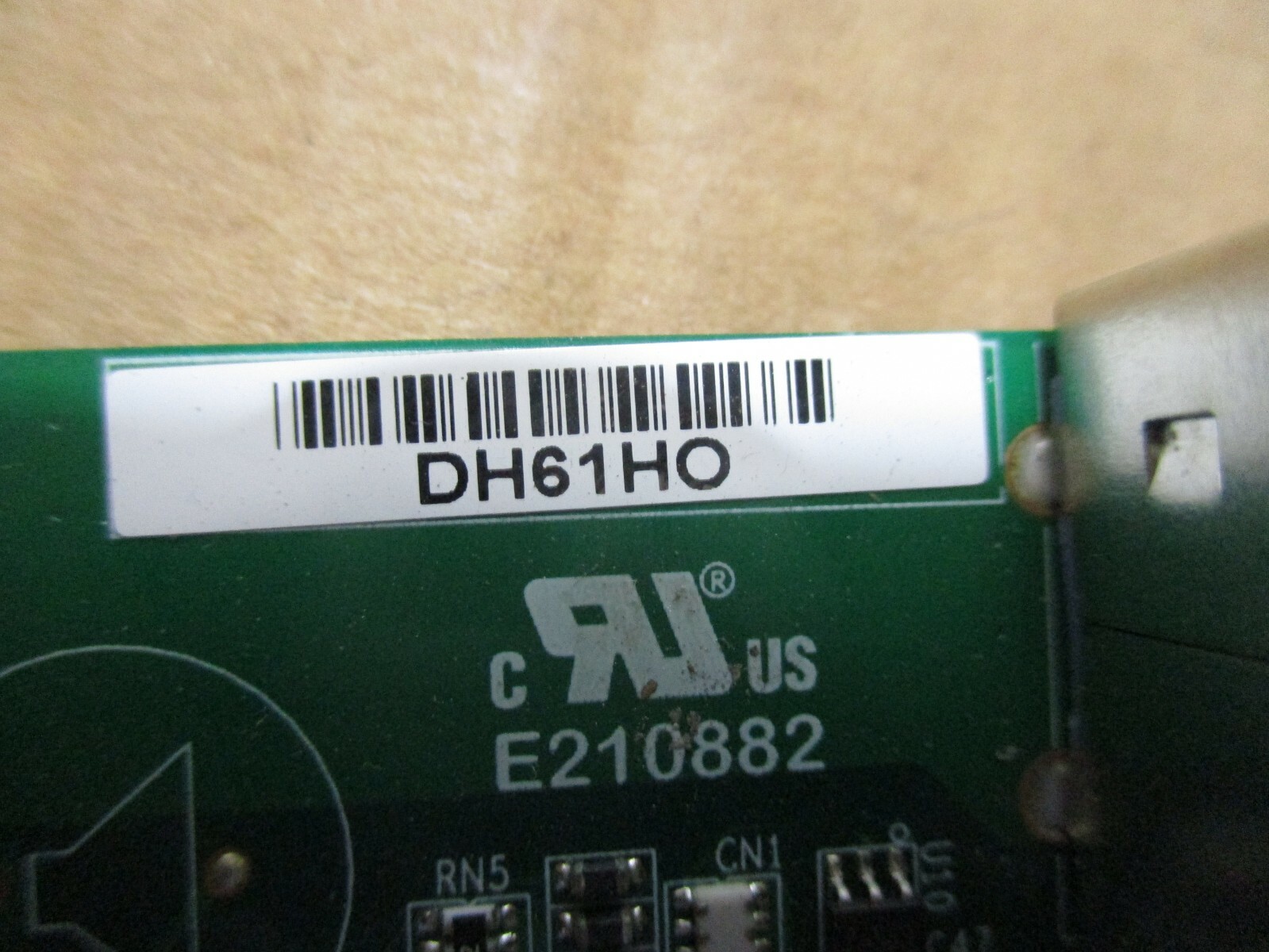 Intel Desktop Motherboard DH61HO w /Intel Pentium G645 SR0RS Cpu w/ I/O ...