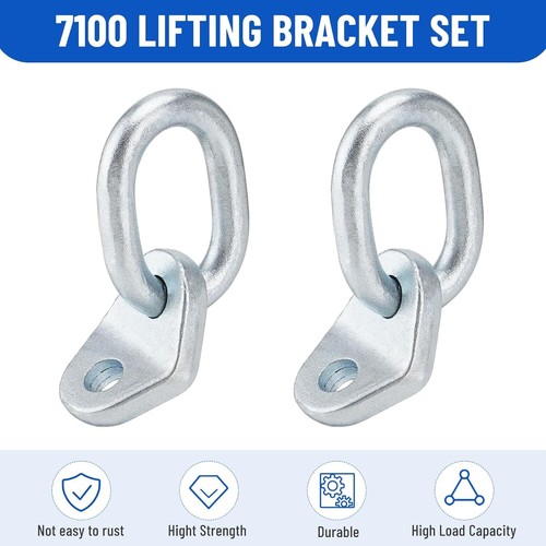 2x 7100 Lifting Bracket Set 17700 lb Capacity Heavy Duty Engine Lift ...