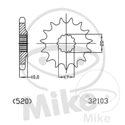 Husqvarna WR 125 2011 Esjot Front Sprocket 520 13T | eBay UK