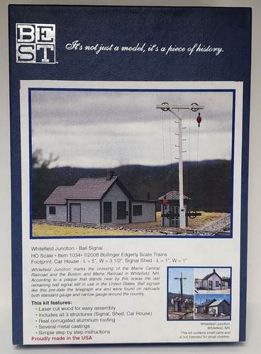 HO Whitefield Jct Ball Signal Bollinger Edgerly Scale Trains (BEST) | eBay