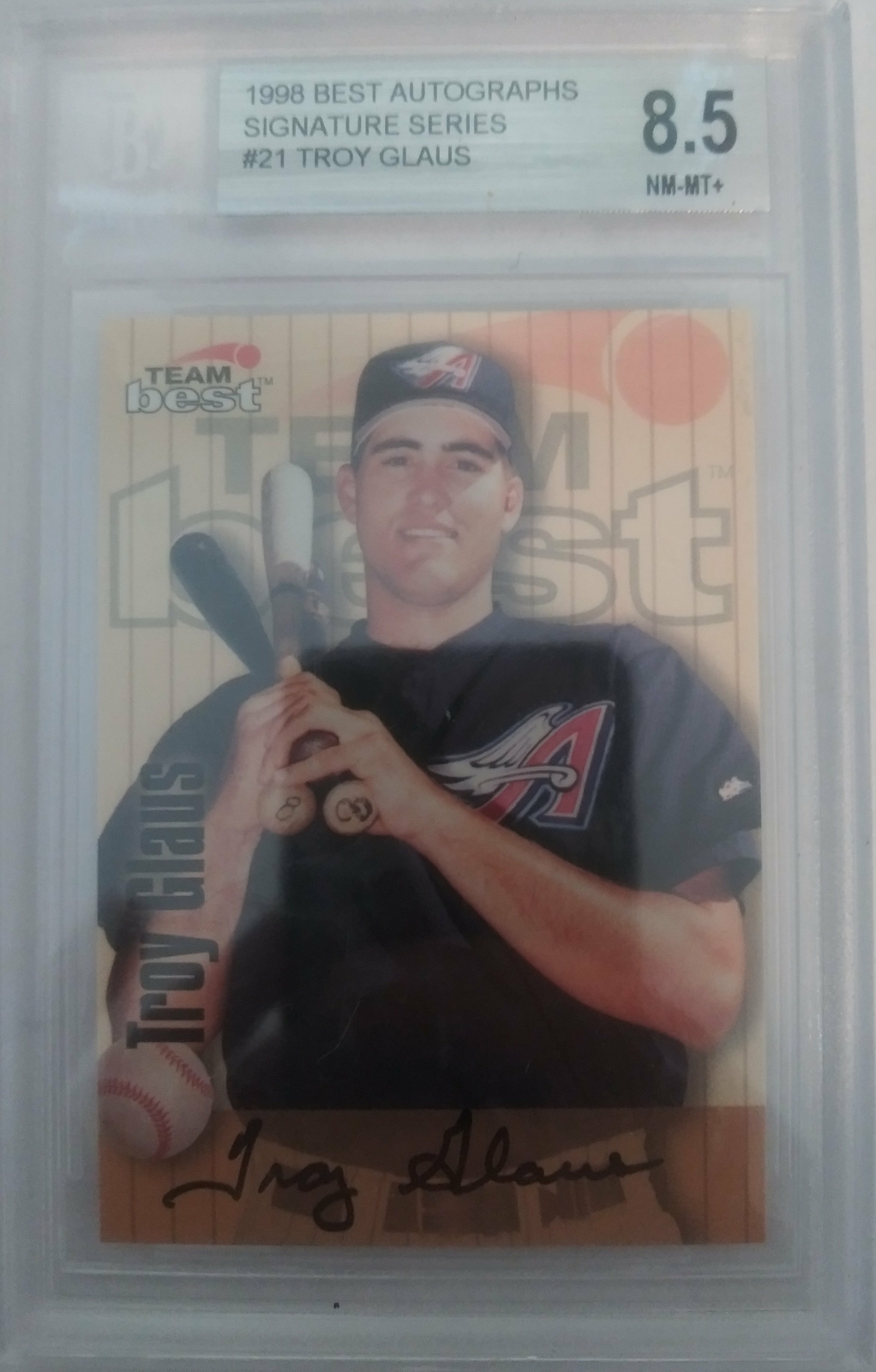 Troy Glaus signed baseball card Beckett | eBay