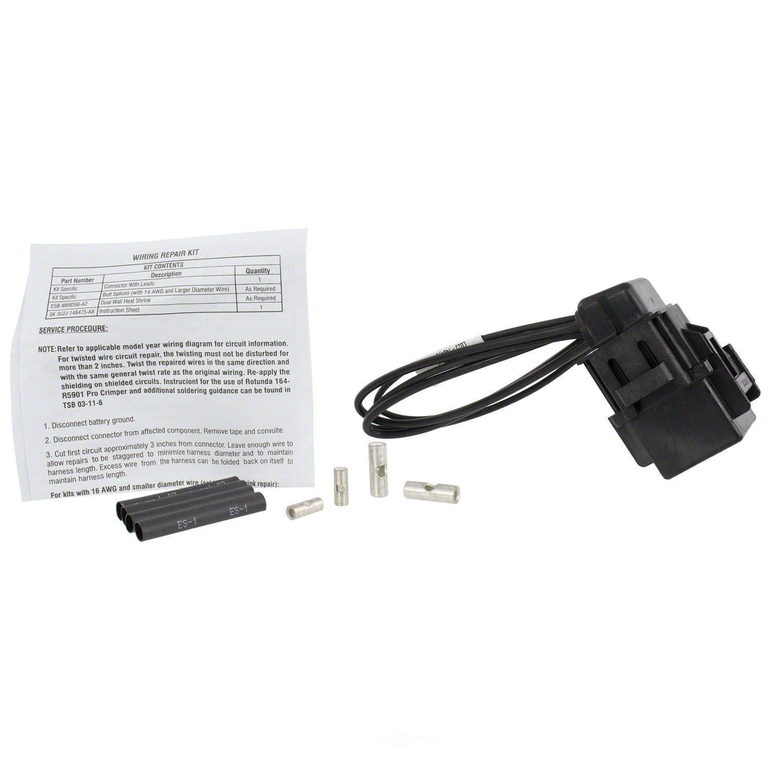 Engine Cooling Fan Motor Connector Motorcraft WPT-1628 for sale online ...