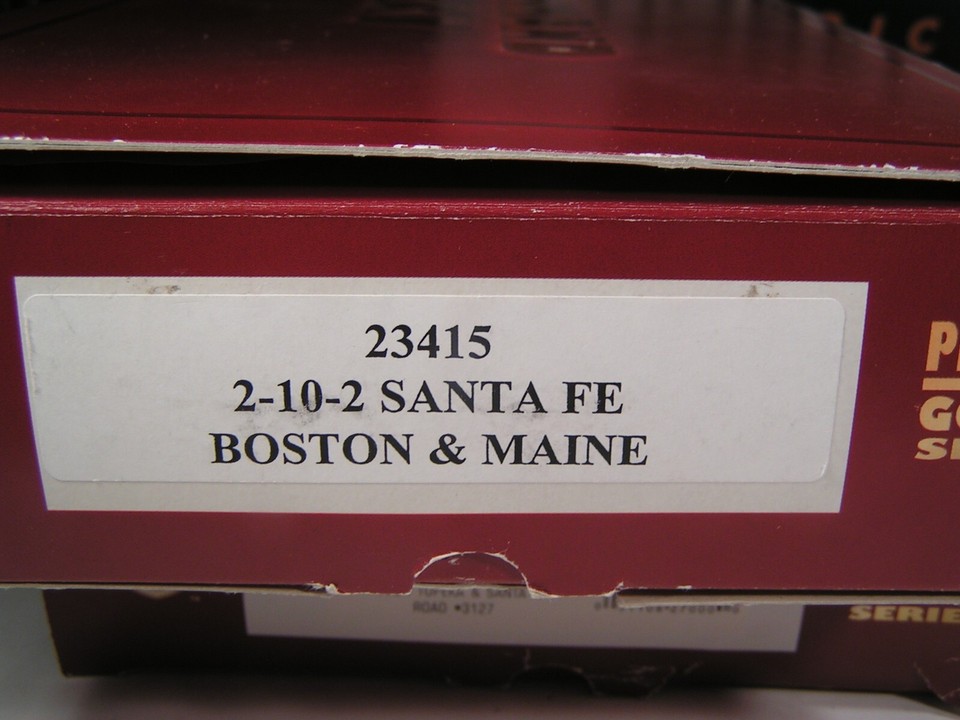 iHC B &M 2-10-2 Steam Loco Boston Maine 3006 Premier Gold 23415 HO | eBay
