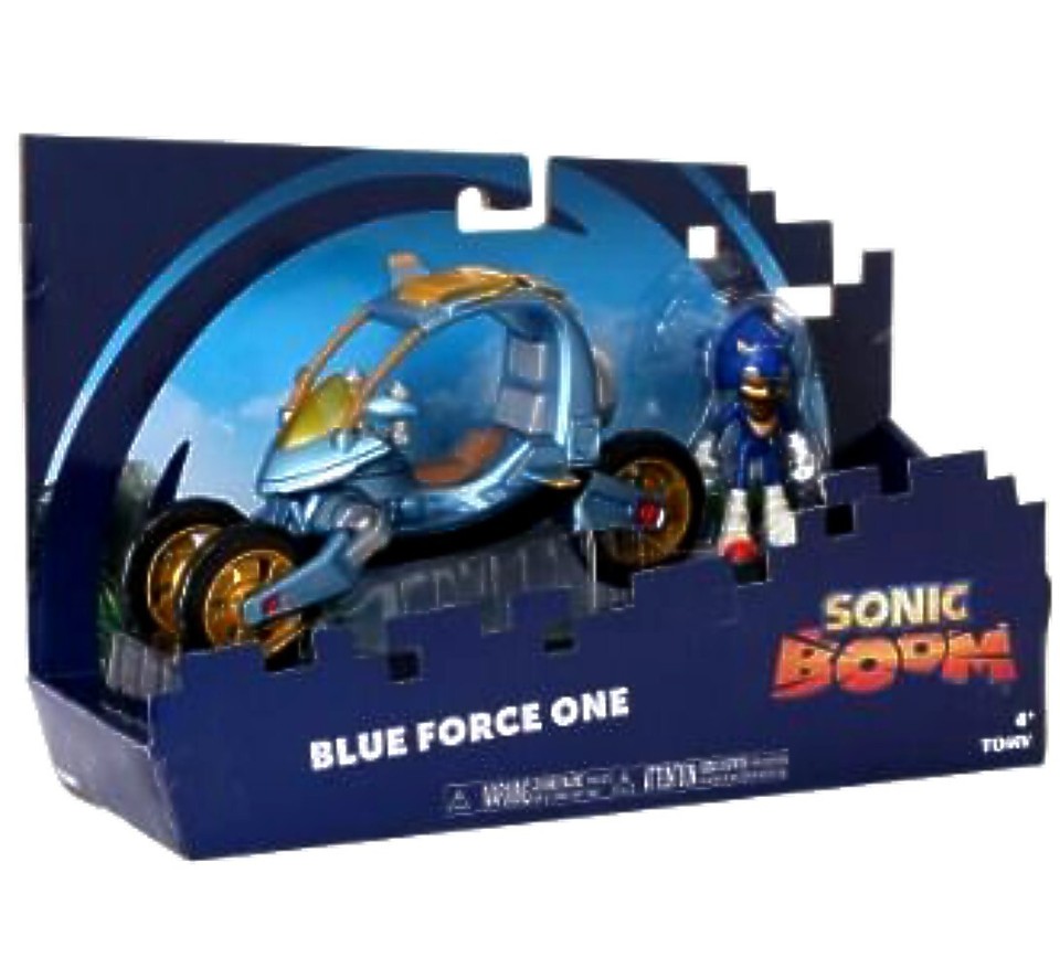 Sonic Boom Blue Force One Vehicle Factory Sealed New Sonic the Hedgehog ...