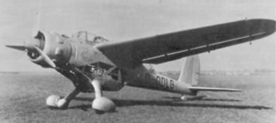 Arado Ar 198 Wood Model Big New Interwar Monoplane Short range ...