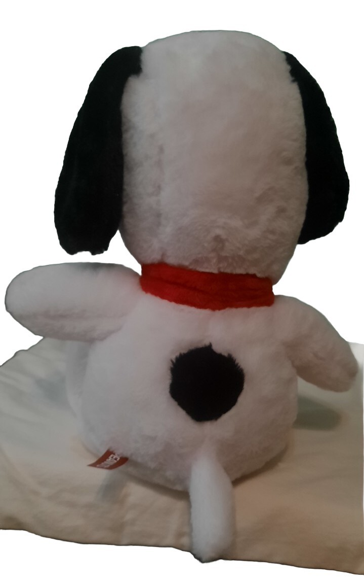 Large Snoopy Merry Christmas Plush Peanuts Brand 13" ,Very Cute Super ...