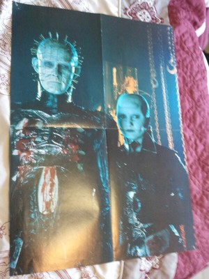 Hellraiser Poster # 8 PINHOLES Pinhead w/ Female Cenobite Barbie Wilde ...