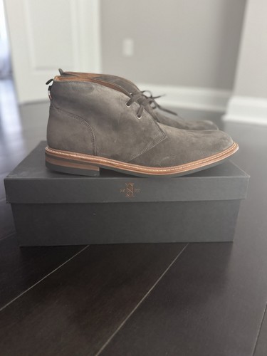 Allen Edmonds Men's Grey Suede Chandler Chukka Boots Size 12 D 5823 | eBay