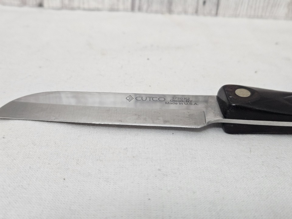Cutco 3720 KJ 3" Santoku Style Paring Knife Handle USA | eBay