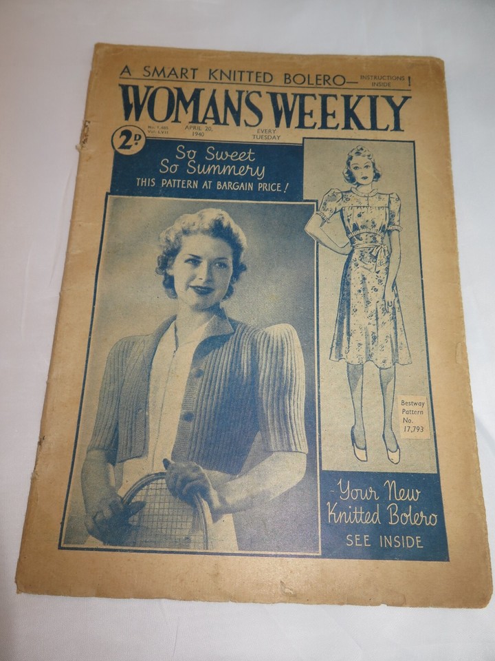VINTAGE WOMEN'S MAGAZINES 1930s-1970s Woman's Weekly Woman's Journal ...