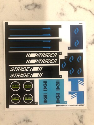 LEGO STICKER SHEET for 70611 Water Strider, Genuine! | eBay