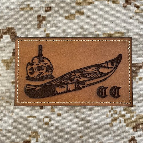 Forward Observations Group Bald Bros FOG Canoe Club Leather Patch XL | eBay