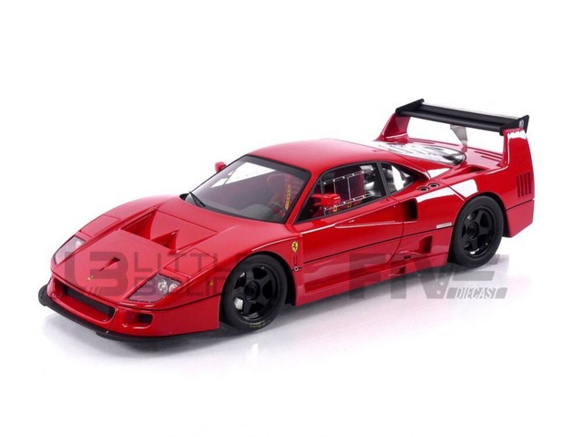 FERRARI F40 LM RED & DISPLAY CASE LTD ED 200 PCS 1/18 MODEL CAR BBR P ...