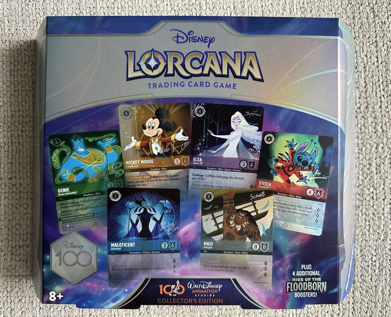 Lorcana Complete Set: 1 D100 Collection Box, 2 STARTER Packs,3 BOOSTER ...