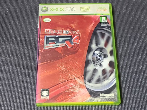 Microsoft XBOX360 Project Gotham Racing 4 PGR4 Retro Game Korean ...