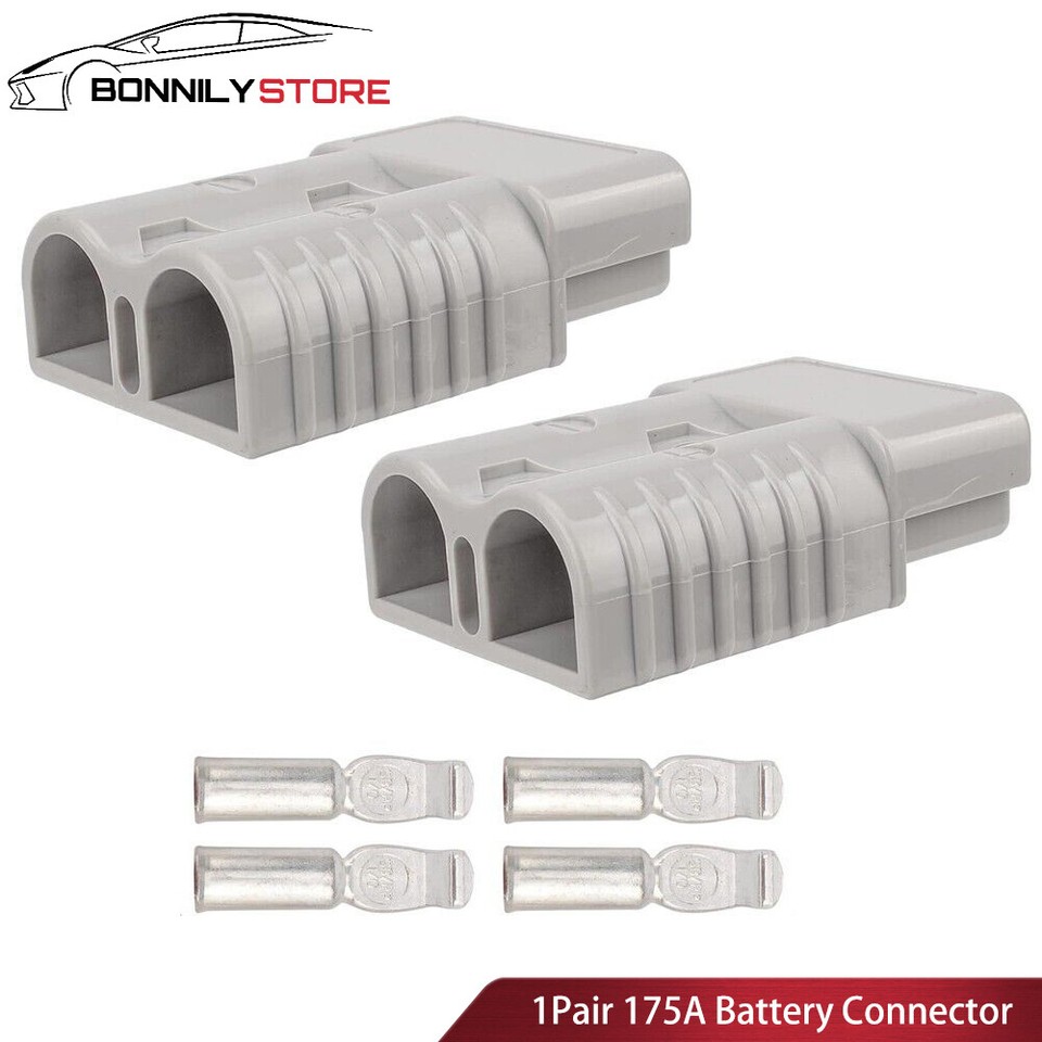 175A 600V Car Battery Quick Connect Disconnect Winch Connector Gauge ...