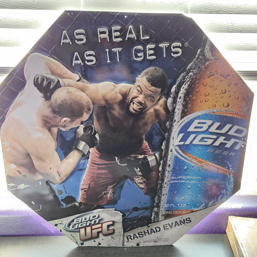 Bud Light UFC 30x30 Metal Sign Rashad Evans | eBay