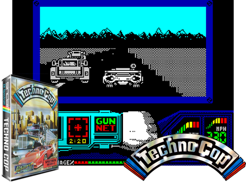 Sinclair ZX Spectrum 48K Gioco - TECHNO COP - Gremlin - Testato E ...