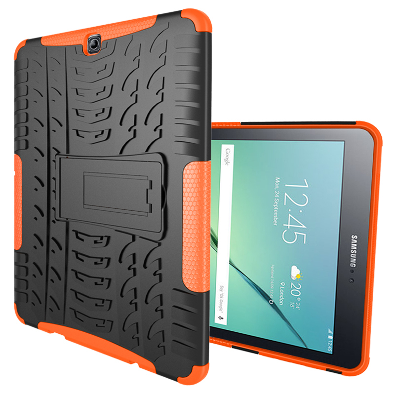 Heavy Duty Rubber Tablet Cover Case For Samsung Galaxy Tab S2 8.0/9.7 ...