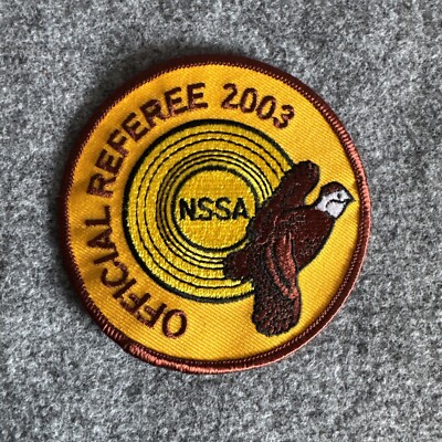 NSSA 2003 official referee patch 3.5 inch | eBay