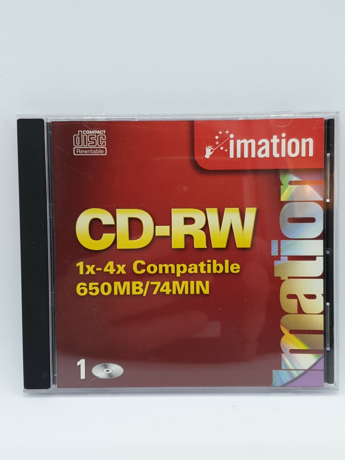 Imation CD-RW 650MB 74 min Disc & Full Size,New&Sealed Blank CD Re ...