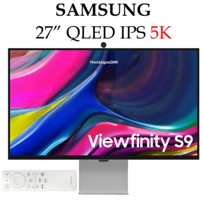 Samsung ViewFinity S9 27 5K QLED LS27C900PA Compatible Mac Smart TV App ...