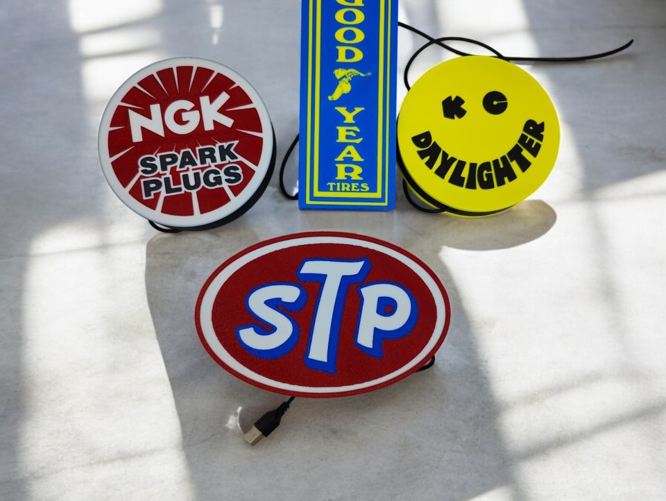 Racing Logo Pack LED Signboard Custom Slot car signs- Save$$ | eBay