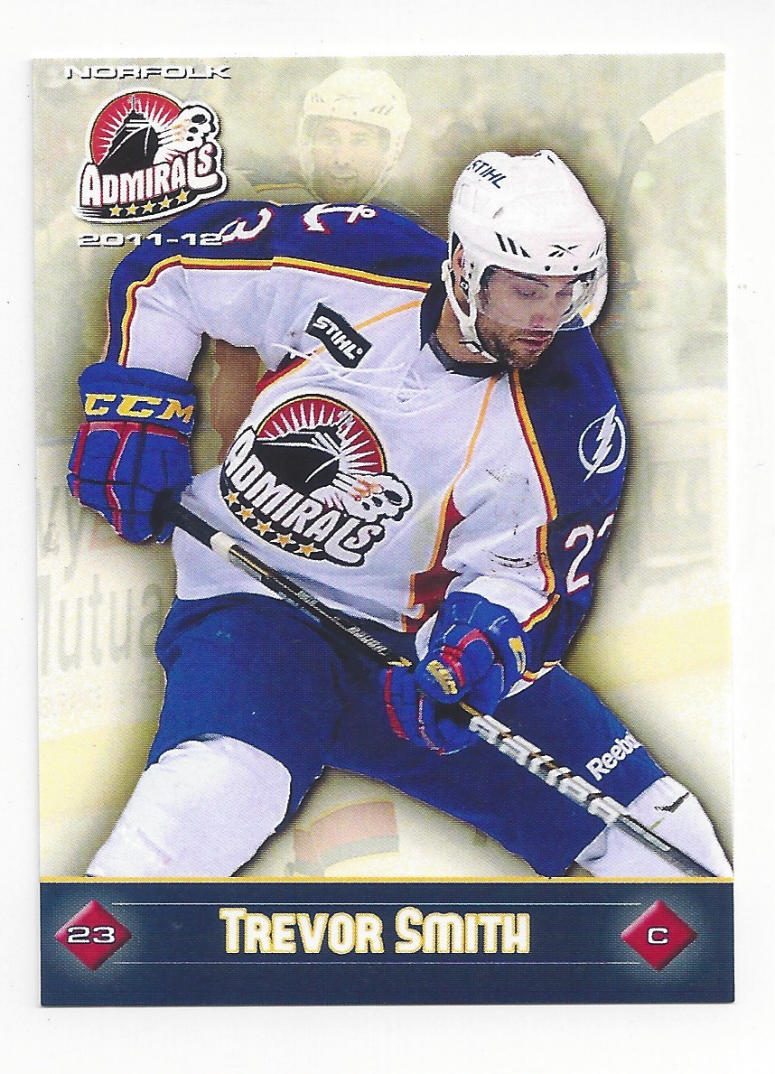 2011-12 Norfolk Admirals (AHL) Trevor Smith | eBay