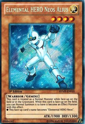 Elemental HERO Neos Alius 1st X 1 RYMP-EN010 Secret Yugioh | eBay
