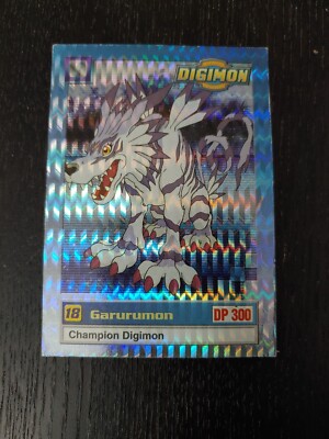 Garurumon 18 Prism Foil Holo AND Gabumon Digimon 1999 Upper Deck TCG | eBay