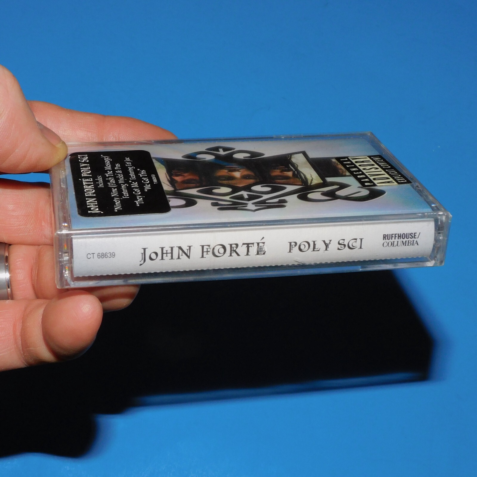 JOHN FORTE -POLY SCI---1994 R&B CASSETTE FACTORY SEALED w/ HYPE STICKER ...